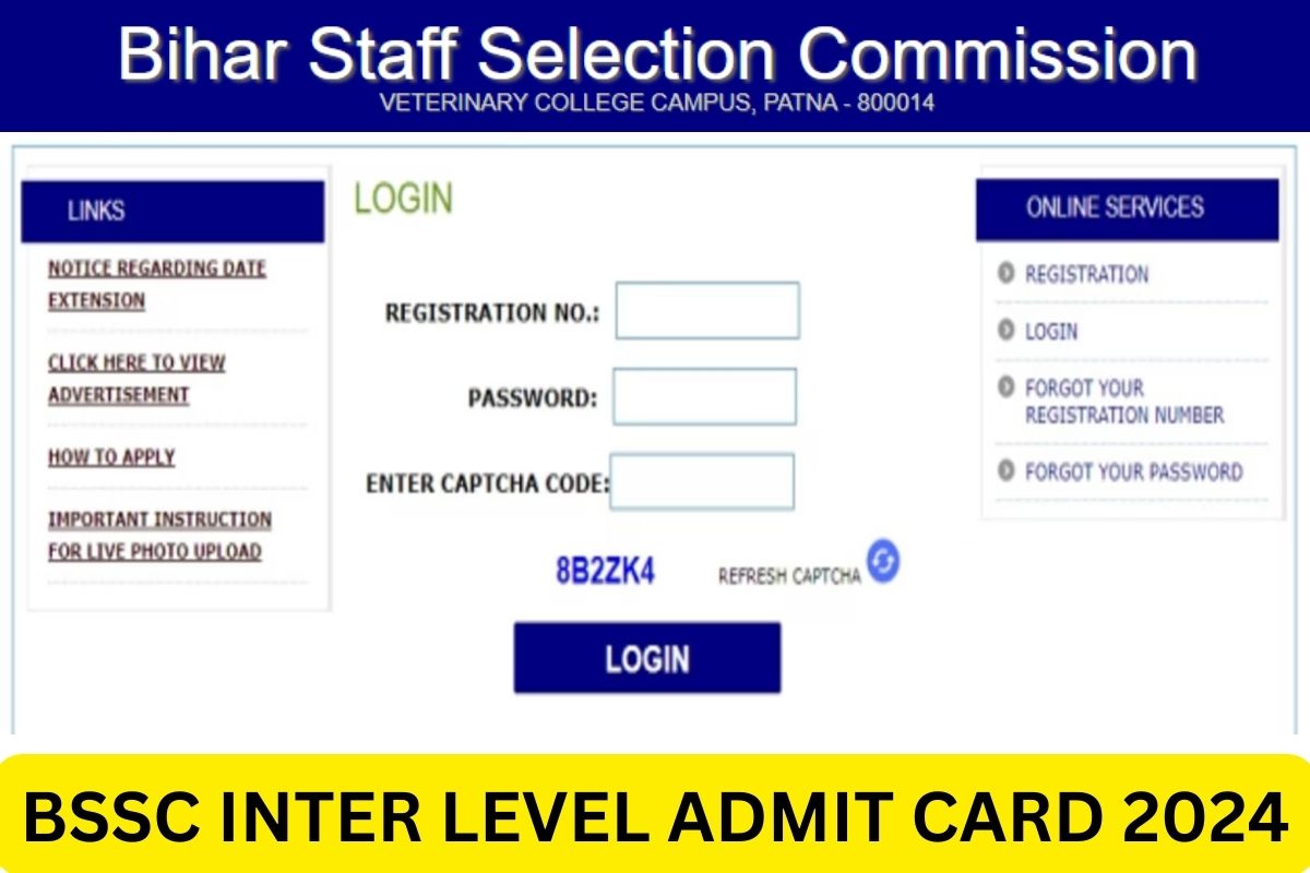 BSSC Inter Level Admit Card 2024, Exam Date, Pattern, Download Online ...