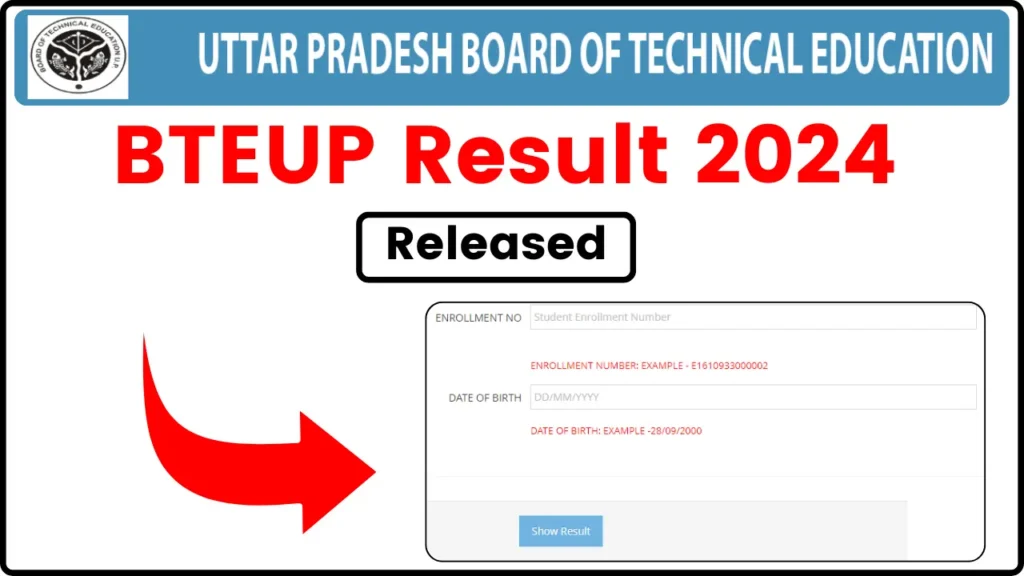 BTEUP Result 2024 – Marksheet Download @bteup.ac.in - IBBACI